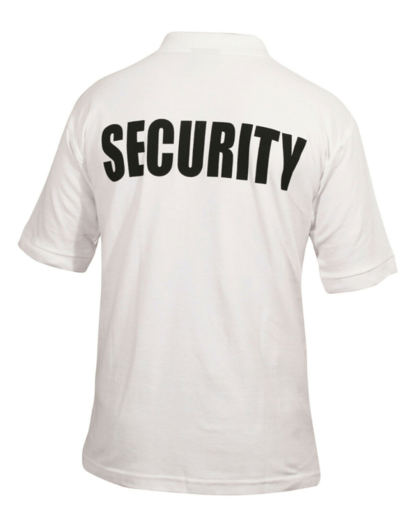 Security Doorman White Polo Shirt - Tactical Things Security Doorman White Polo Shirt - Tactical Things