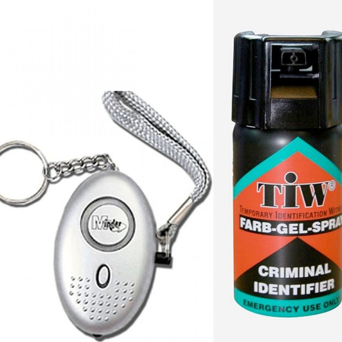 Self Defence Spray and Keychain Alarm Torch - Tactical Things
