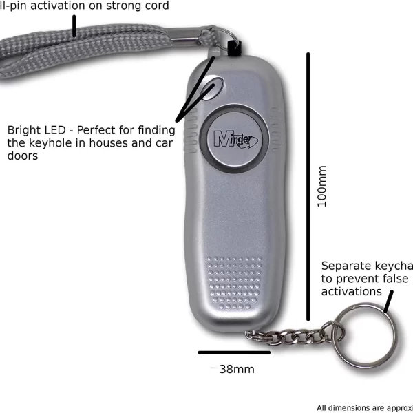 Police Approved 140db Personal Safety Alarm Torch - Tactical Things